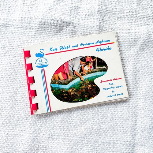 Vintage 1960s Florida Keys & Overseas Highway Souvenir Album - 10 Color ...