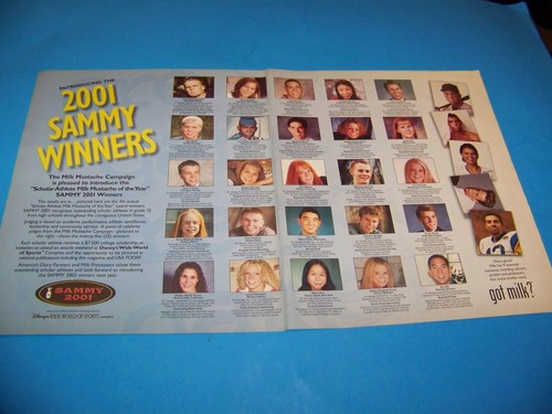 Got Milk? 2001 Sammy Winners Original Print Ad From Magazine 2001 | eBay