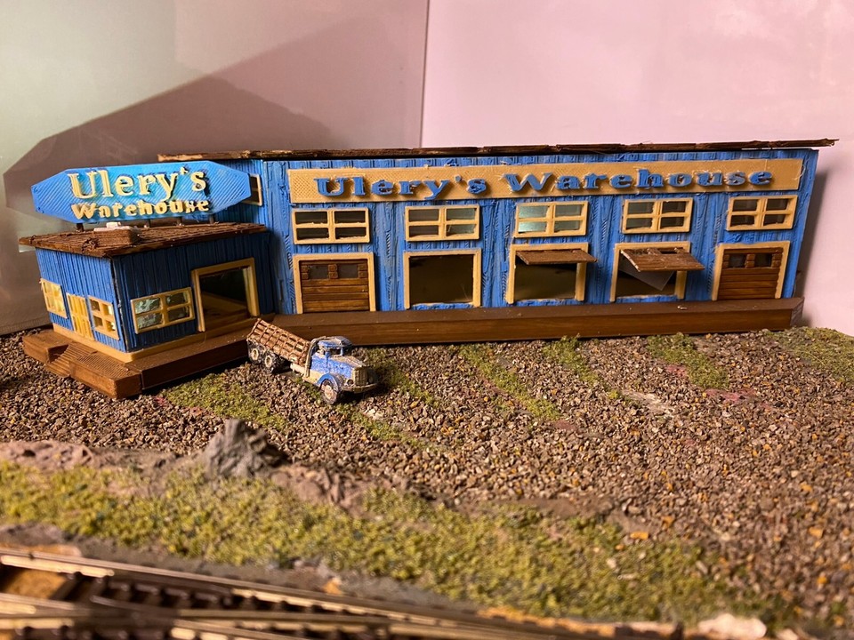 Assembled Scale Warehouse Industrial Building T, Z, N, HO, S, & O Scale ...