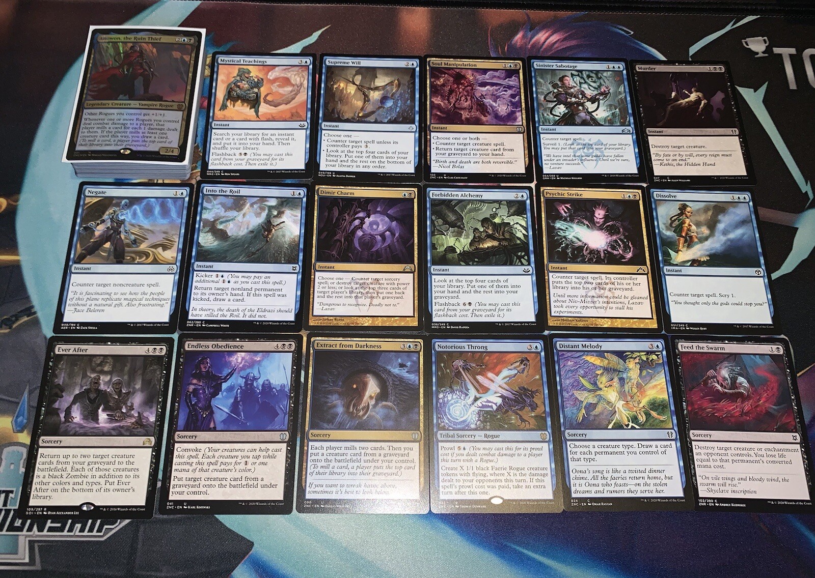 Mtg Full EDH Deck - Anowon, the Ruin Thief Rogue Tribal - Lots of Rares ...