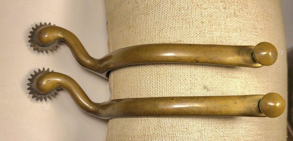 1888 Original US Army Officers Spurs with Straps | eBay