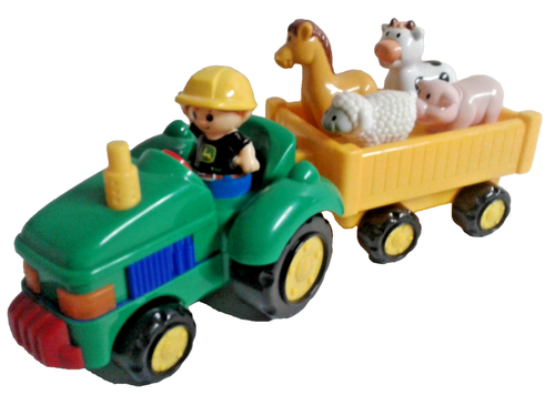 Megcos Farmer Tractor 4 Animals Musical Old MacDonald Had A Farm ...
