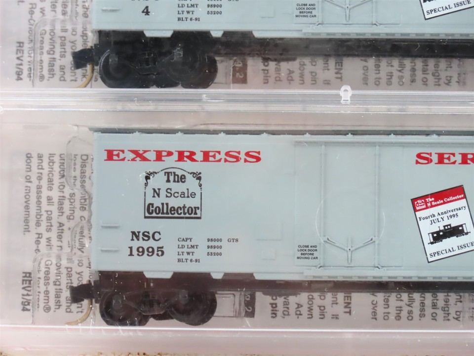 N Scale Micro-Trains MTL 1995 NSC Express Service Box Car 2-Pack Sealed ...