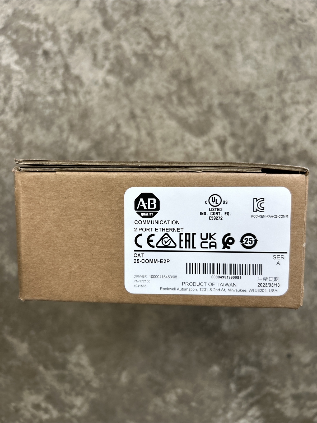 Allen Bradley PowerFlex 520 Dual Port EtherNet Adapter 25-COMM-E2P | eBay