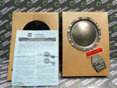 NEW BS&B Safety Systems 4" 11004897-1 Rupture Disc 98 PSIG @ 365°F ...