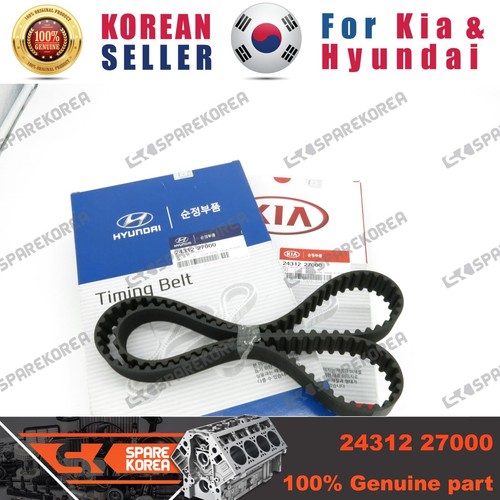 Genuine/OEM 2431227000 BELT-VALVE TIMING for Hyundai Traget (XG) | eBay