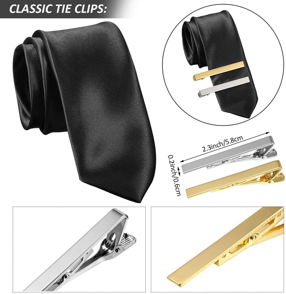 Roaring 1920s Men Costume Accessories tie clips pocket watch suspender ...