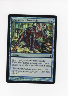 Compulsive Research Ravnica FOIL LP light clouding MTG Magic the ...