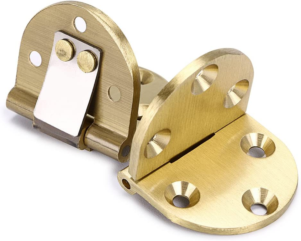 2 Pcs Solid Brass Hinges, Drop Front Desk Drawer Butt Hinge for Table ...