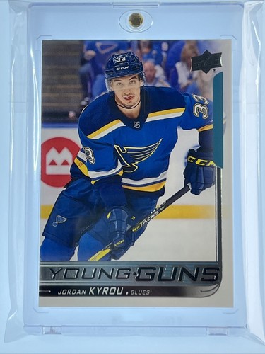 2018-19 Jordan Kyrou Upper Deck Young Guns #241 Rookie RC St. Louis ...