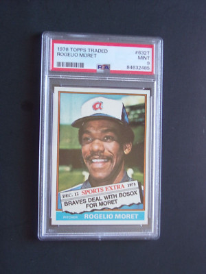1976 Topps Traded Baseball, Rogelio Moret, Atlanta Braves, Card# 632T ...