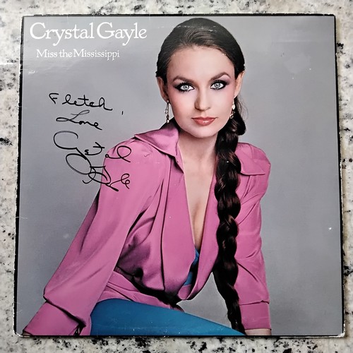 Crystal Gayle SIGNED 1979 Album Singer Actress Fort Apache Bronx It ...