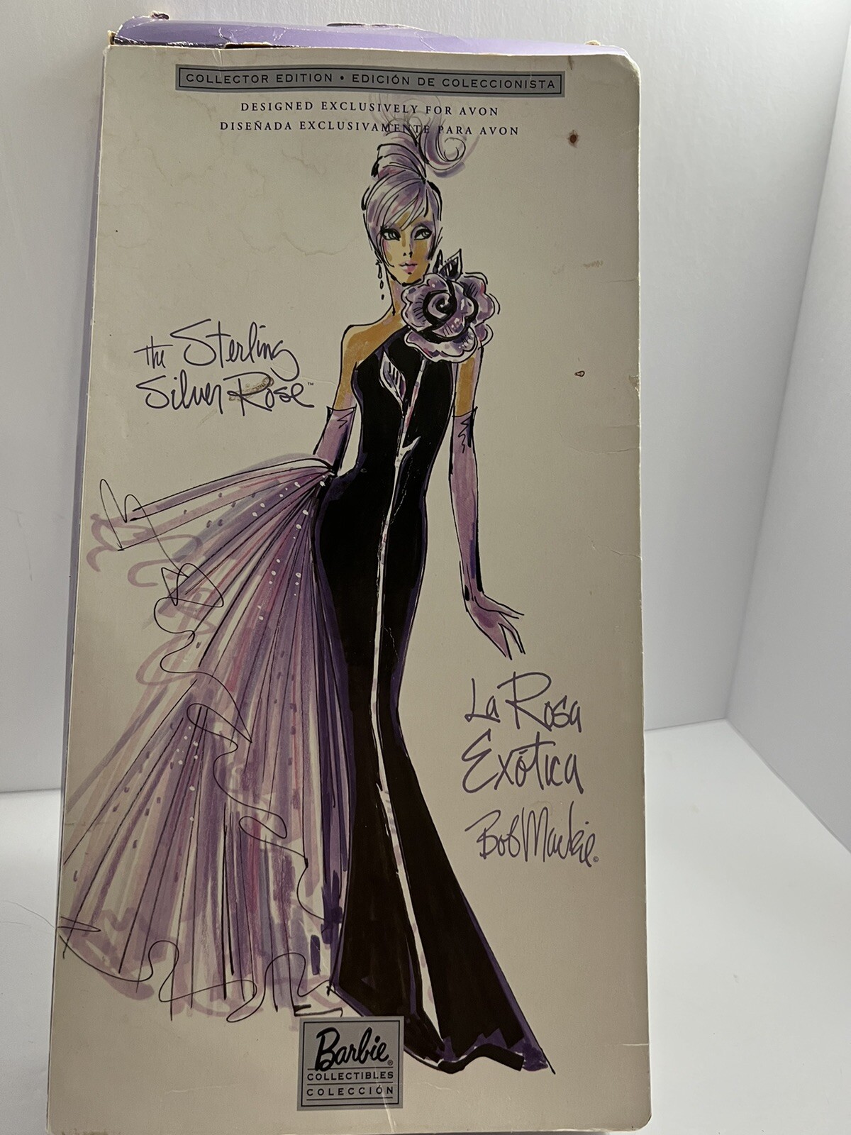 Barbie Bob Mackie Sterling Silver Rose Rosa Exotica Doll 55452 Mattel ...