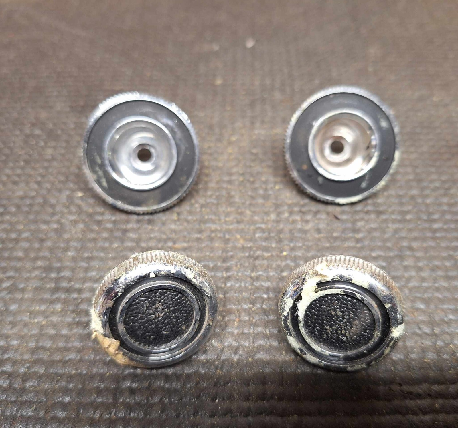 1970 1971 Ford Torino Fairlane Radio Tuner Knob Bezels D00A-18A932A | eBay