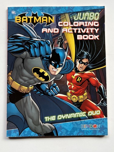 Batman Jumbo Coloring & Activity Book - The Dynamic Duo Coloring ...