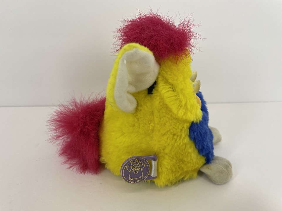 Vintage 1999 Furby Babies Rare Red Blue Yellow Working | eBay