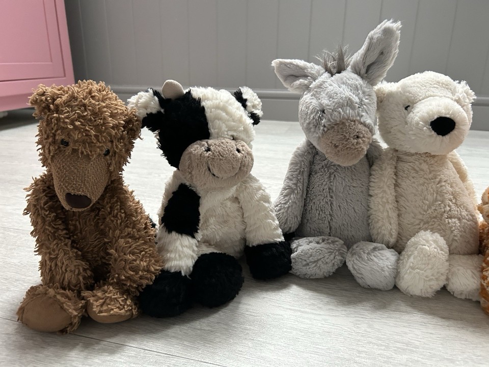 Jellycat Bundle Pack x 8 Animals Soft Toys Plush Bundle | eBay UK