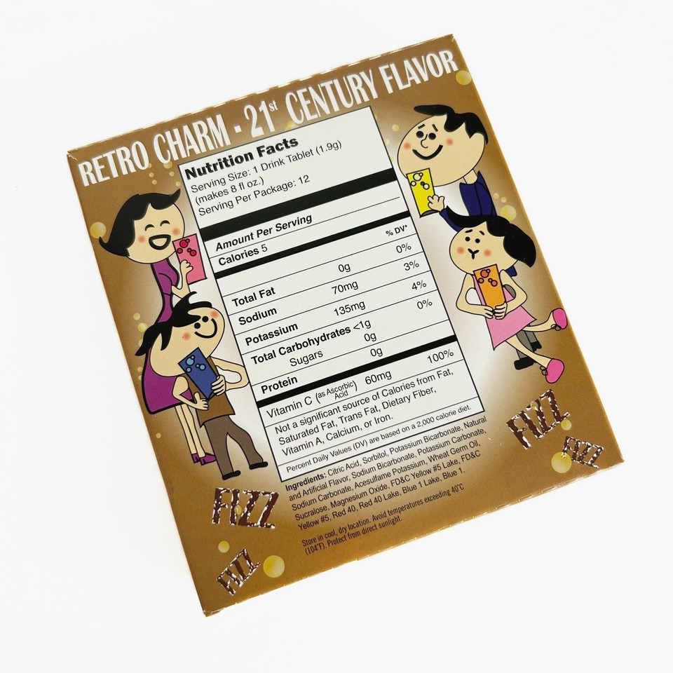 Sealed NOS Fizzies Root Beer Retro Vintage Drink Tablets FOR DISPLAY ...