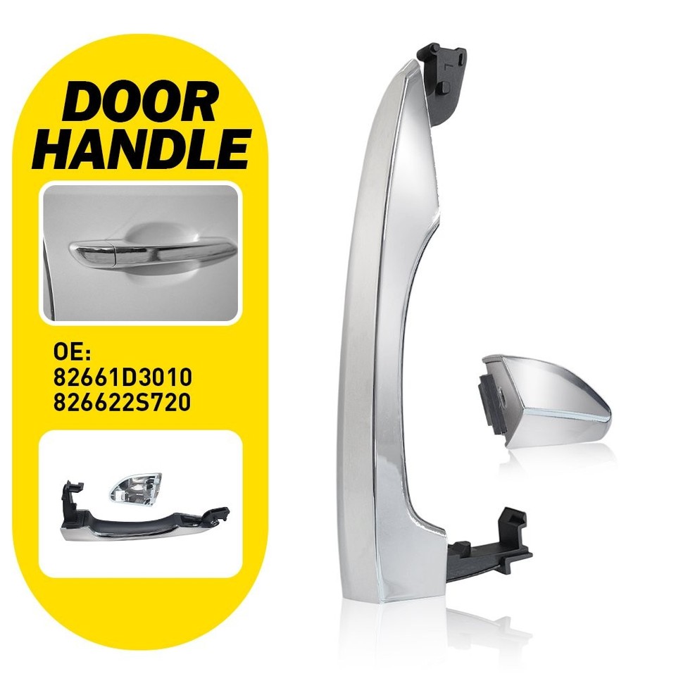 Car Exterior Outside Door Handle Front Right Replace For 16-21 Hyundai ...