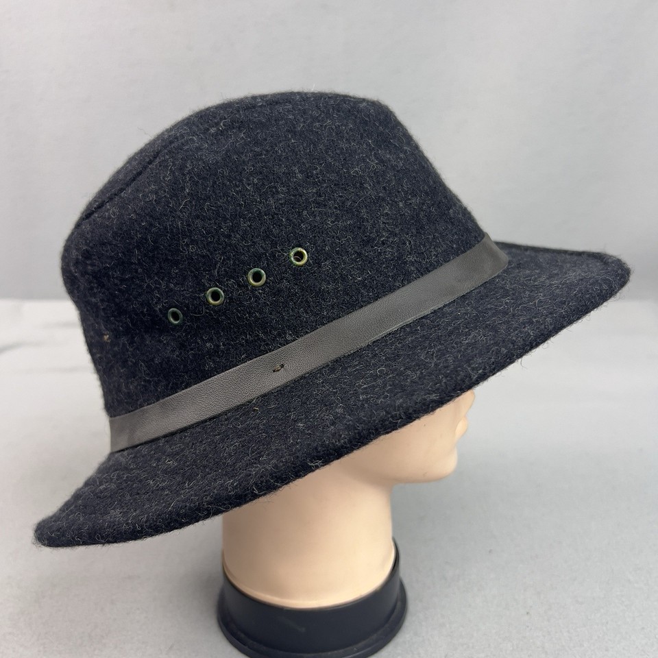 Filson 100% Virgin Wool Packer Hat Mens XL Gray Style 60025 Warm ...