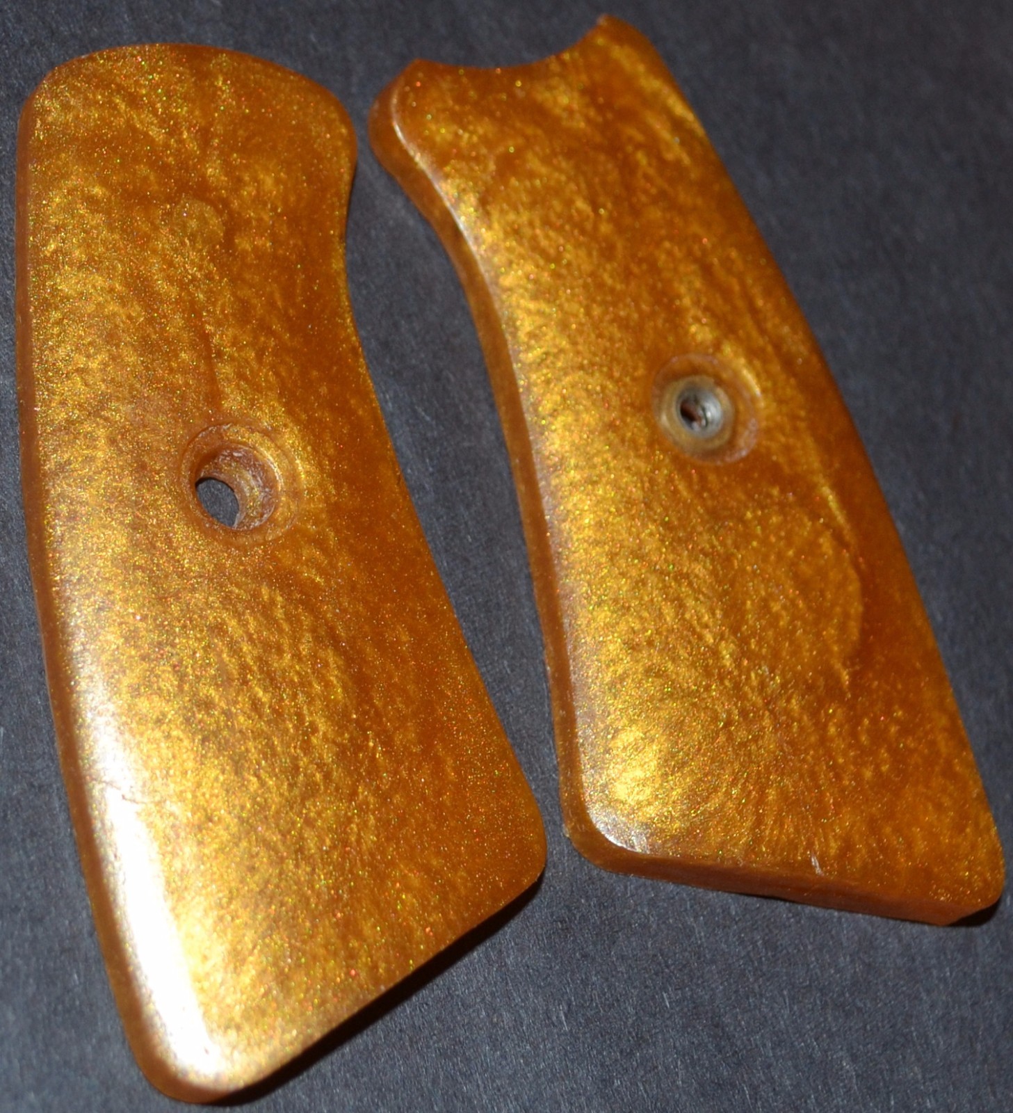 Ruger GP100 Super Redhawk pistol grips insert panels aztec gold plastic ...