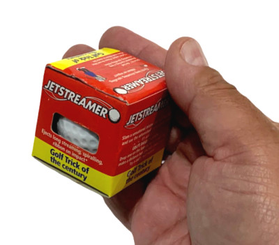 JETSTREAMER GOLF BALL PRANK Explodes Paper Streamer Gag Joke Funny Gift ...