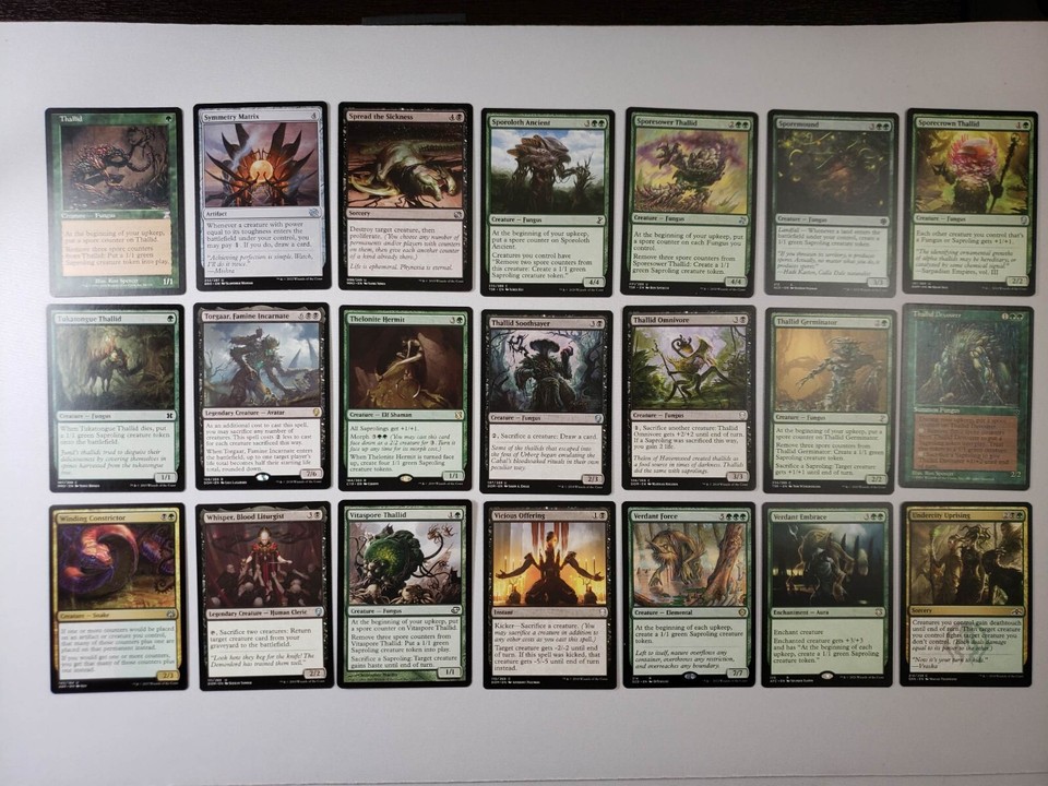 MTG Commander Slimefoot, the Stowaway Fungus 100 Card EDH Deck with ...