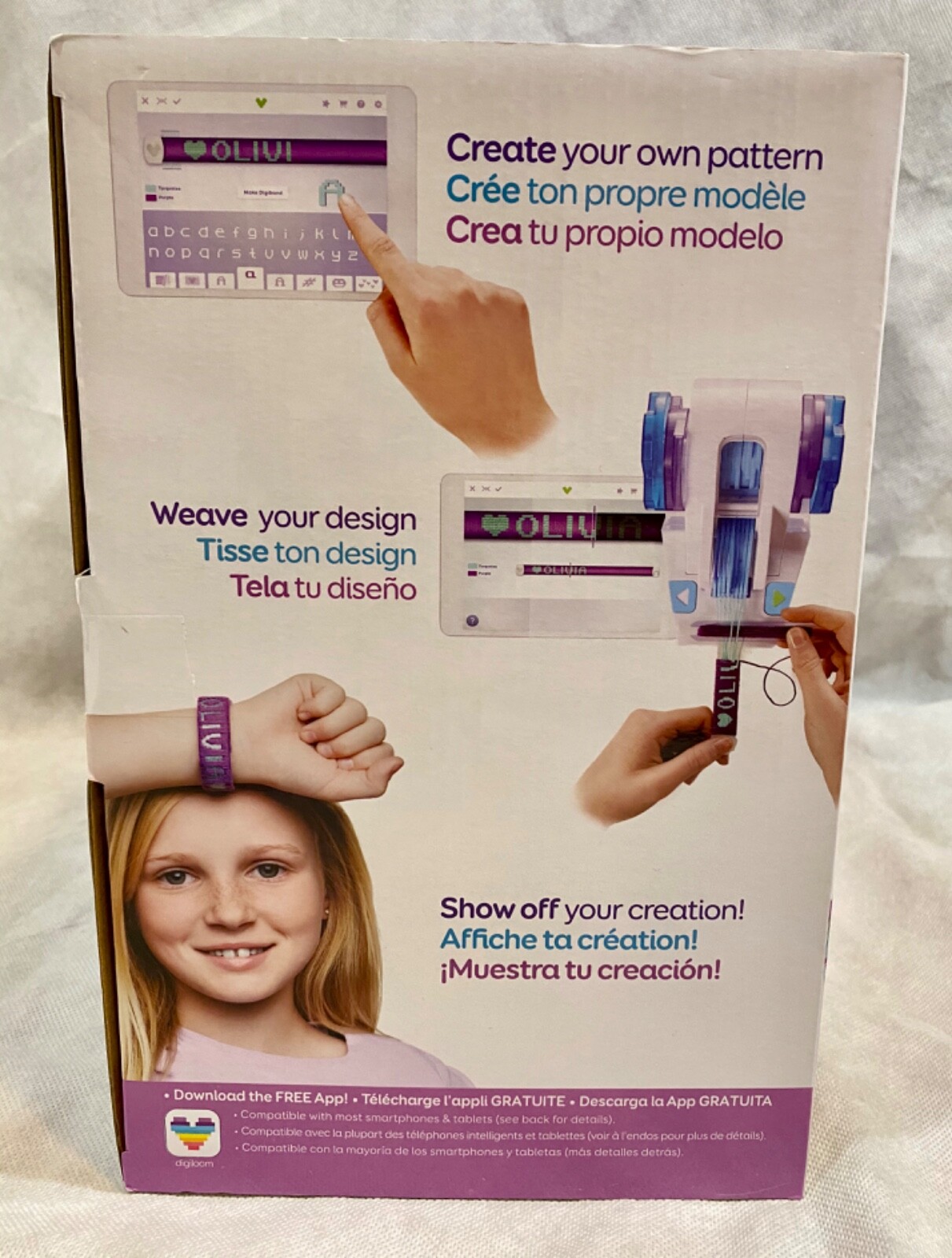 WowWee Digiloom Electronic Interactive Loom Includes 2 Kits New Sealed ...