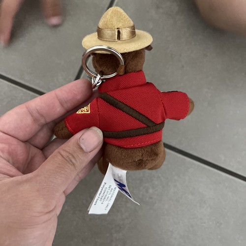 Canadian Mountie Moose Plush Canada Souvenir Soft Toy 28cm RCMP ...