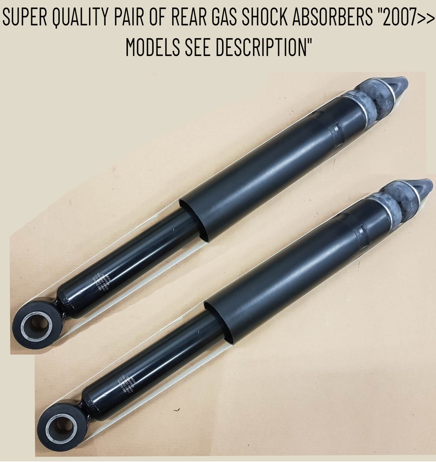 X2 REAR GAS SHOCK ABSORBERS FOR SUZUKI SWIFT III SPLASH VAUXHALL OPEL ...