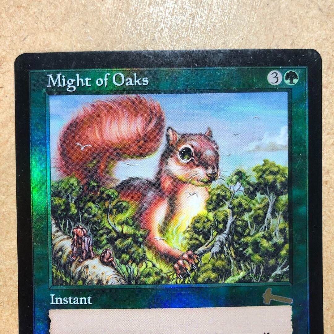 MTG Might of Oaks ＝ Urza's Legacy - Rare Foil - ENG - NM | eBay