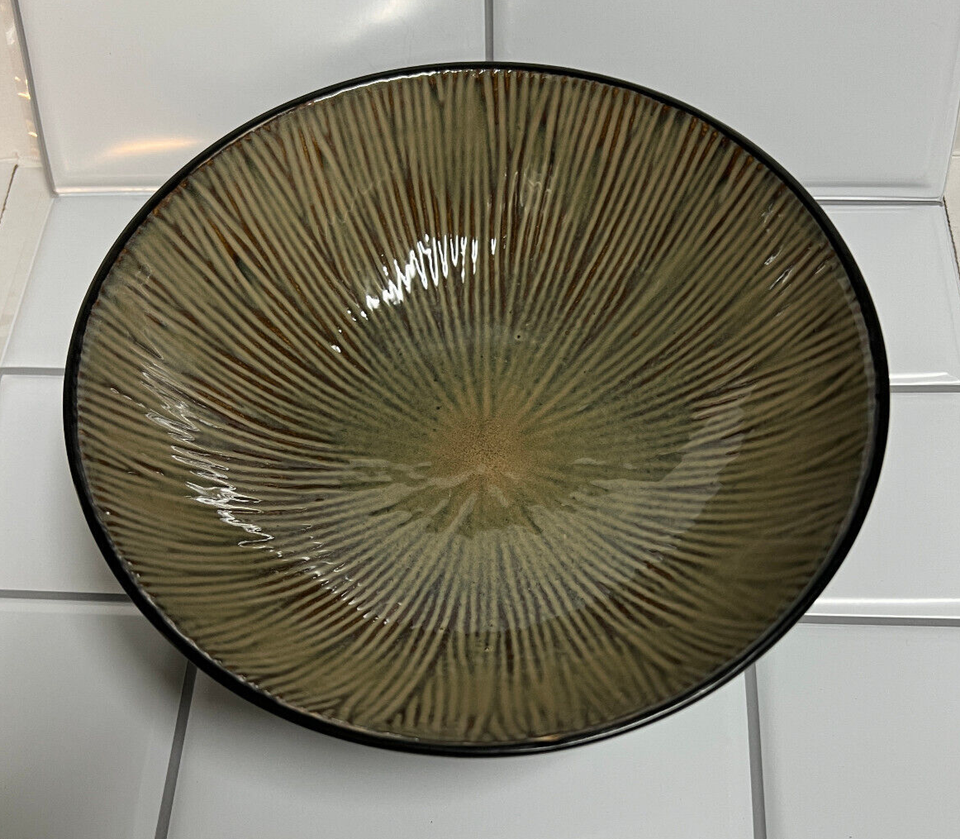 TARGET GLOBAL HOME "LOTUS GROVE FOREST" 8" CEREAL SOUP BOWL BROWN | eBay