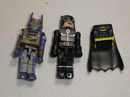 minimates c3 stealth suit batman & catwoman figure & batman armour and ...