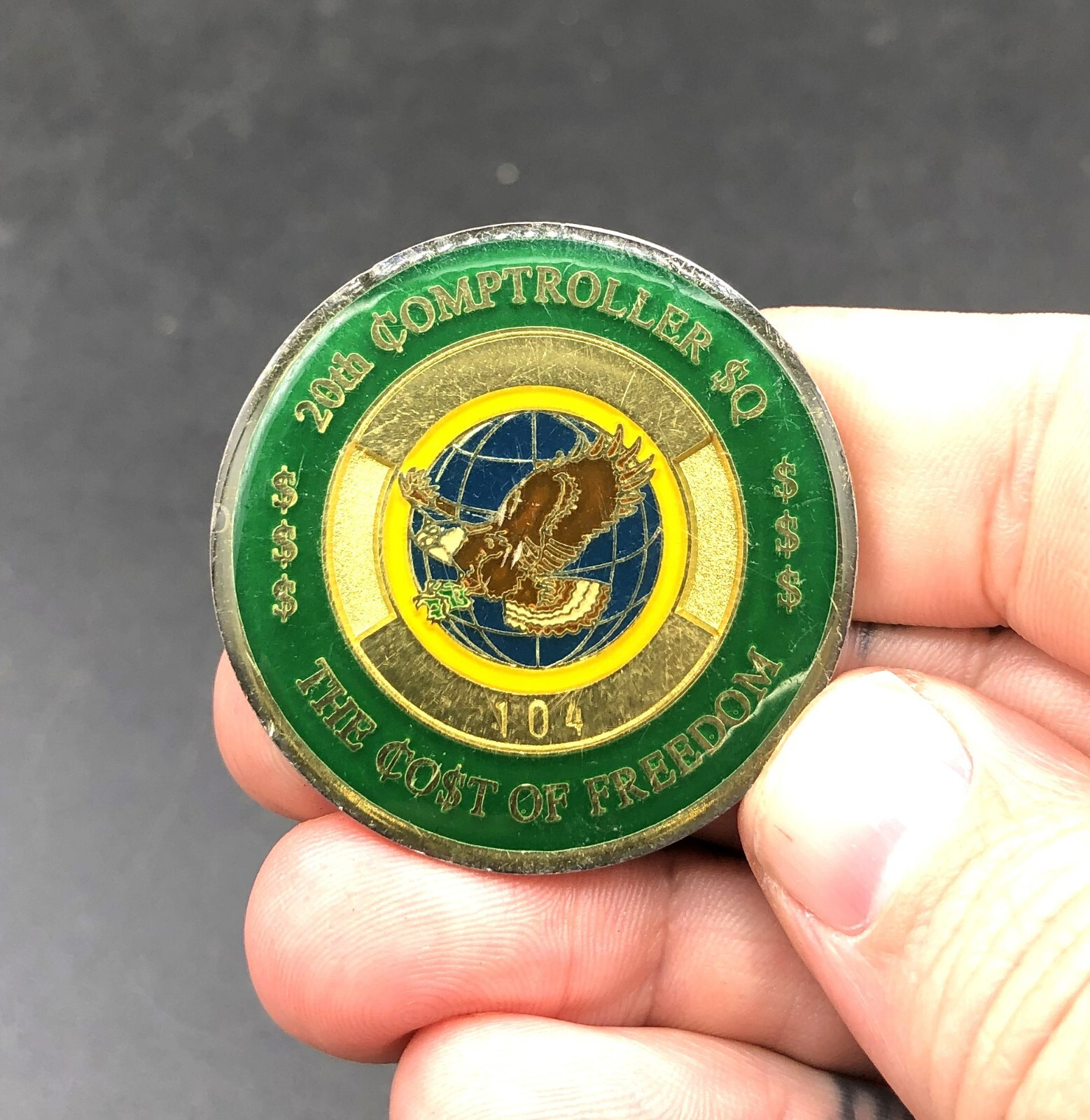 USAF 20th Comptroller Squadron Shaw AFB SC Challenge Coin/ Token | eBay