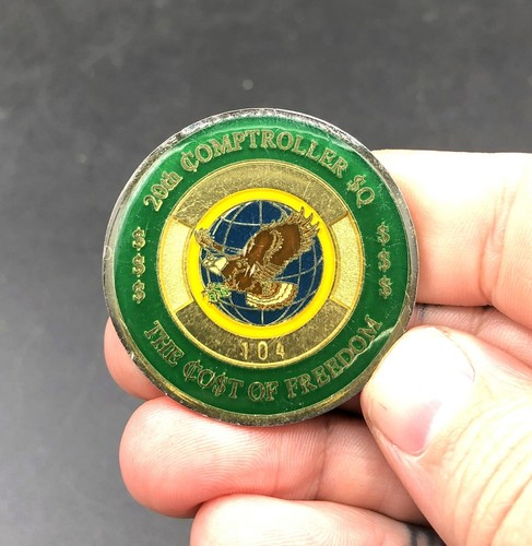 USAF 20th Comptroller Squadron Shaw AFB SC Challenge Coin/ Token | eBay