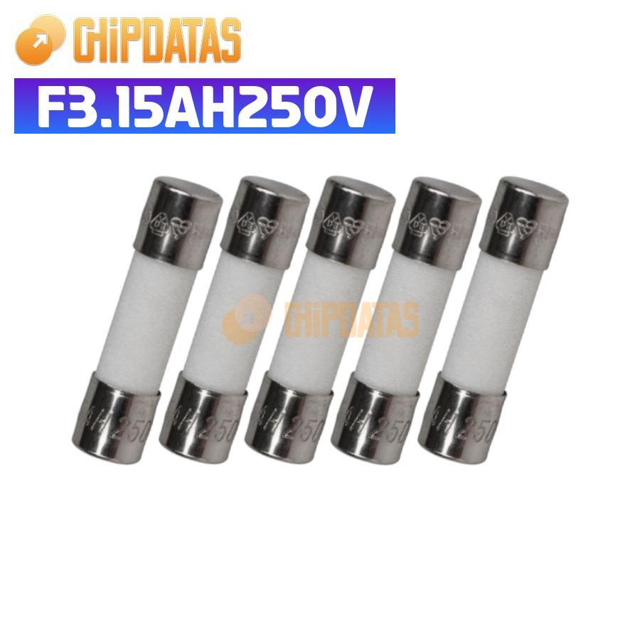 5PCS New F3.15AH250V, F3.15A 250V, F3.15 H250V, CERAMIC Fuses 5X20mm | eBay