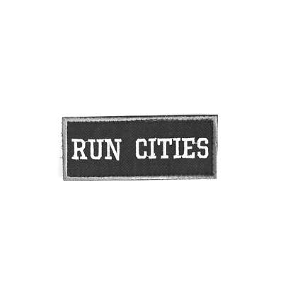 HK Army Rubber Patches - Run Cities | eBay