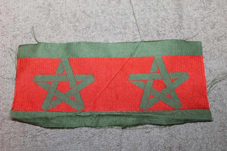 Two Original WW2 Japanese Civilian Army Employee Uniform Badge/Patch ...