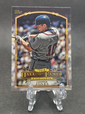 Chipper Jones 2018 Topps Update Hall of Fame Highlights #HFH-6 | eBay