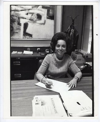 Vintage 8x10 Photo Pretty Woman Secretary Iconic 1970's Art Mar19 | eBay