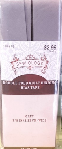 SEW-OLOGY DOUBLE FOLD BIAS TAPE - 7/8 INCH - 3 YRDS - SHIP DISCOUNT ...