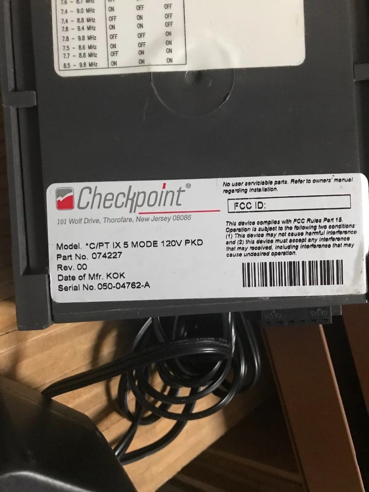 CHECKPOINT Counterpoint C/PT IX 5 MODE With Power Adapter Free Shipping ...