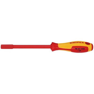 KNIPEX VDE Insulated Nut Driver 5.5 x 125mm Anti Roll Fatigue Free 98 ...