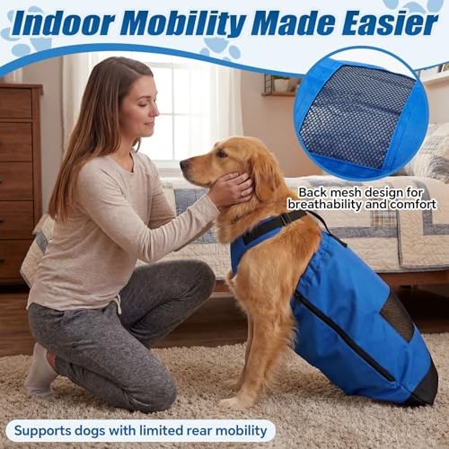 Drag Bags for Paralyzed Dogs & Cats, Adjustable Disabled Pet Mobility ...