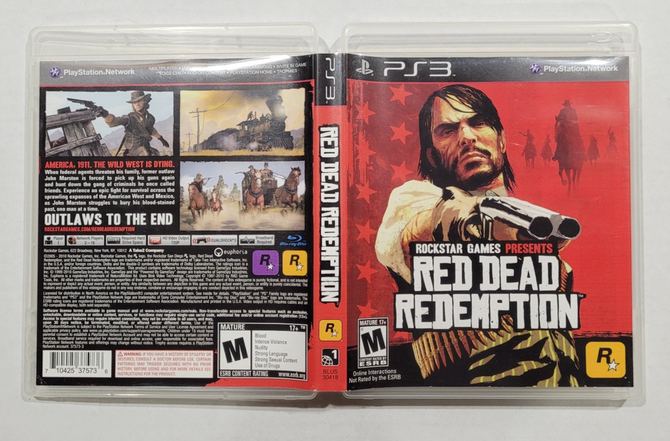 Red Dead Redemption (Sony PlayStation 3, 2010) 710425378225| eBay