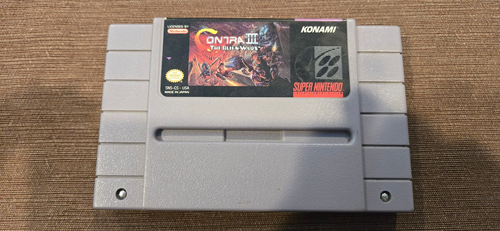 Contra III 3: The Alien Wars (Super Nintendo SNES, 1992) Authentic Cart ...