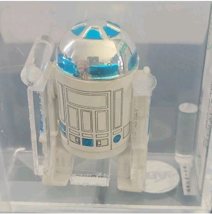 1977 Vintage Star Wars Kenner R2-D2 Taiwan AFA 80+ Archival Case ...