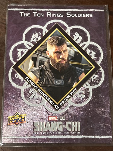 2023 UD Marvel ShangChi The Ten Rings Soldiers T8 Florian Munteanu As ...