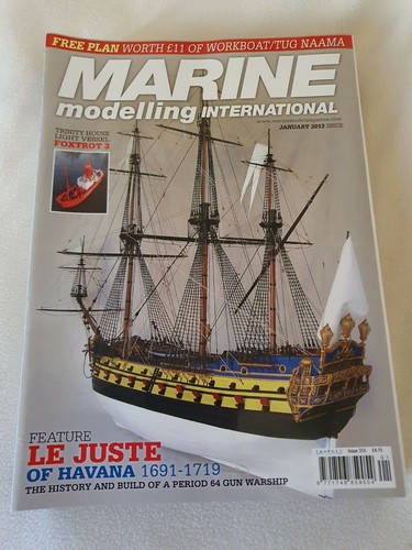 MARINE MODELLING INTERNATIONAL MAGAZINE January 2013 with Plans (#DS ...
