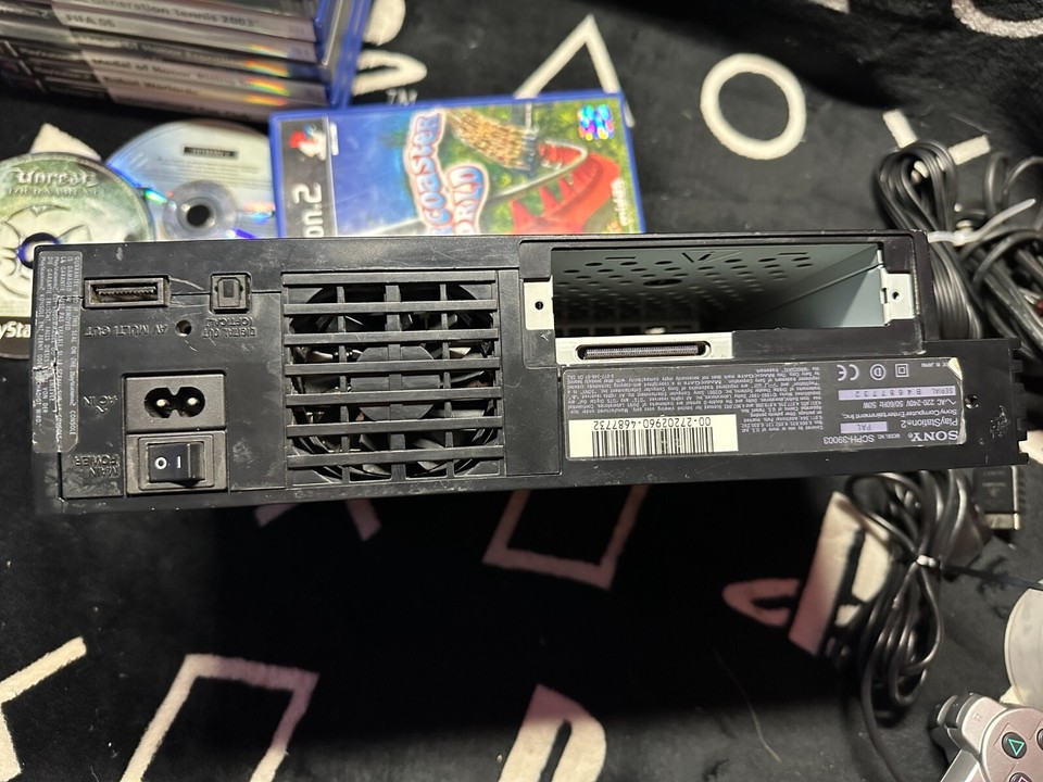 Sony PlayStation 2 PS2 Black Console (SCPH-39003) 13x games bundle (E ...